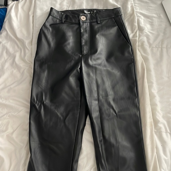 Missguided | Pants & Jumpsuits | Faux Leather Pants | Poshmark
